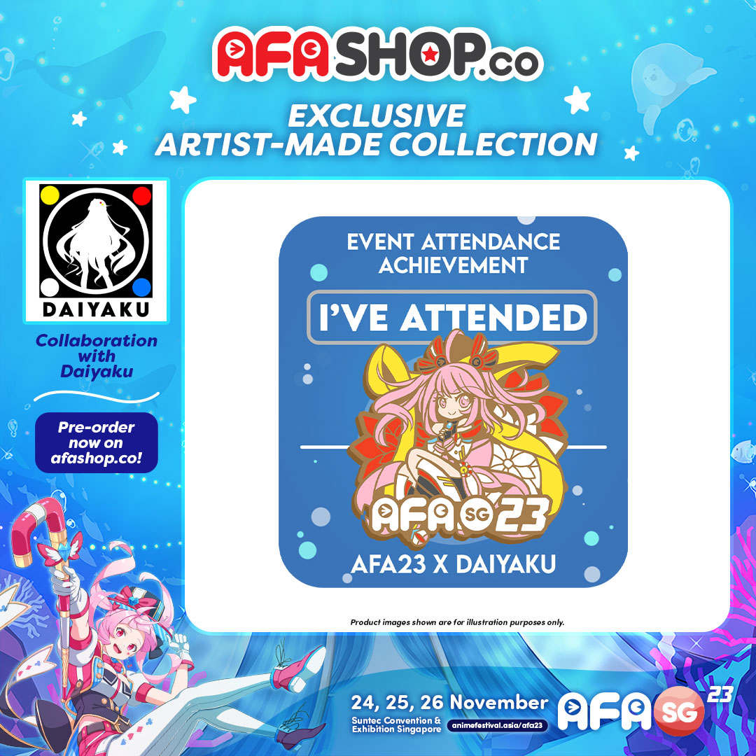 B2 AFA x Daiyaku Event Attendance Pin - AFA SHOP ONLINE