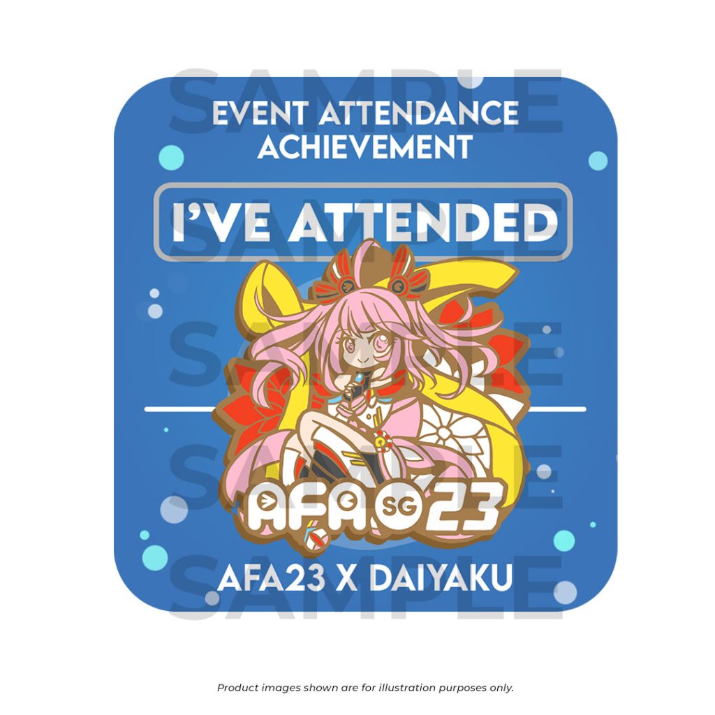B2 AFA x Daiyaku Event Attendance Pin - AFA SHOP ONLINE