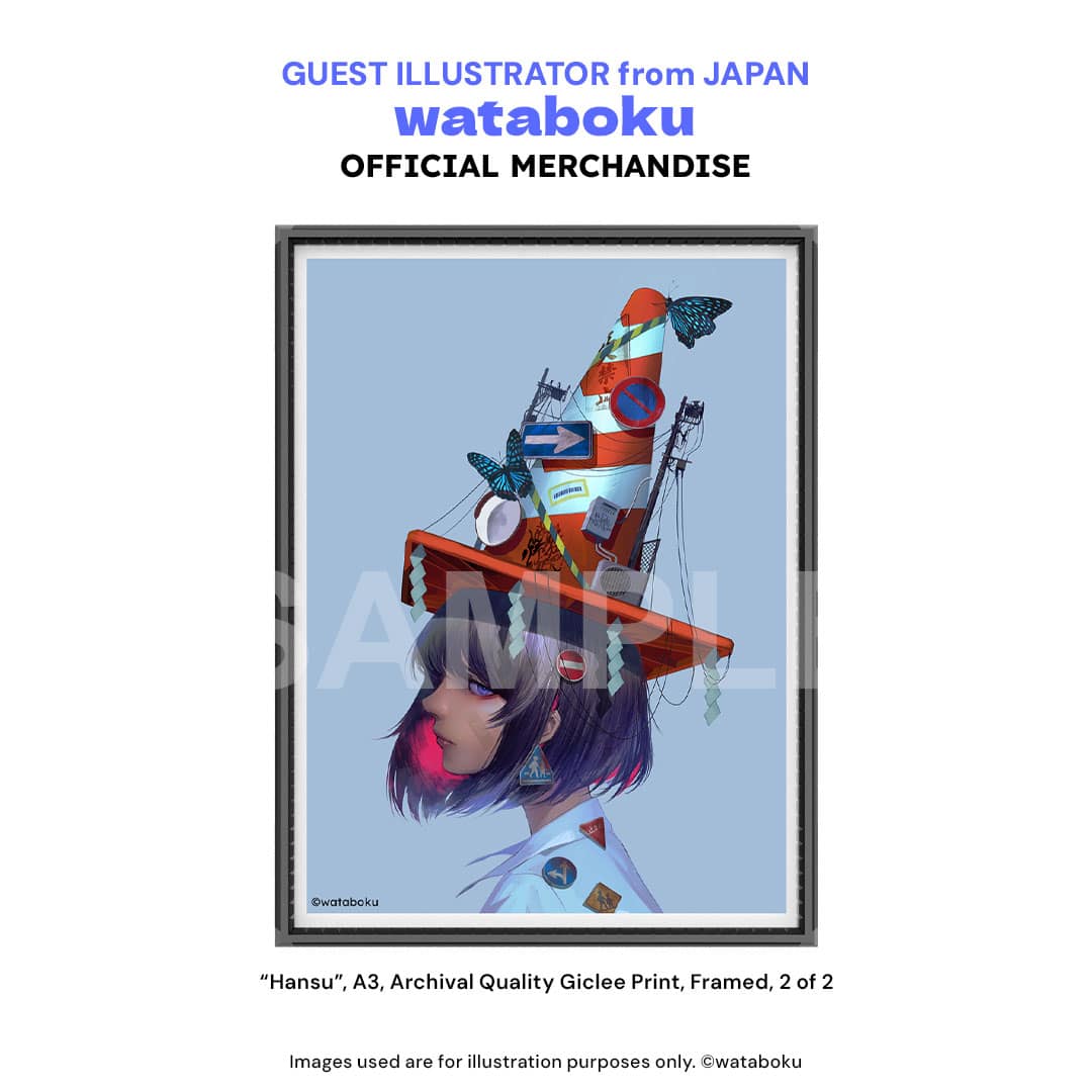 wataboku - 反芻 Hansu A3 Framed Print [Limited Edition] - AFA SHOP ONLINE